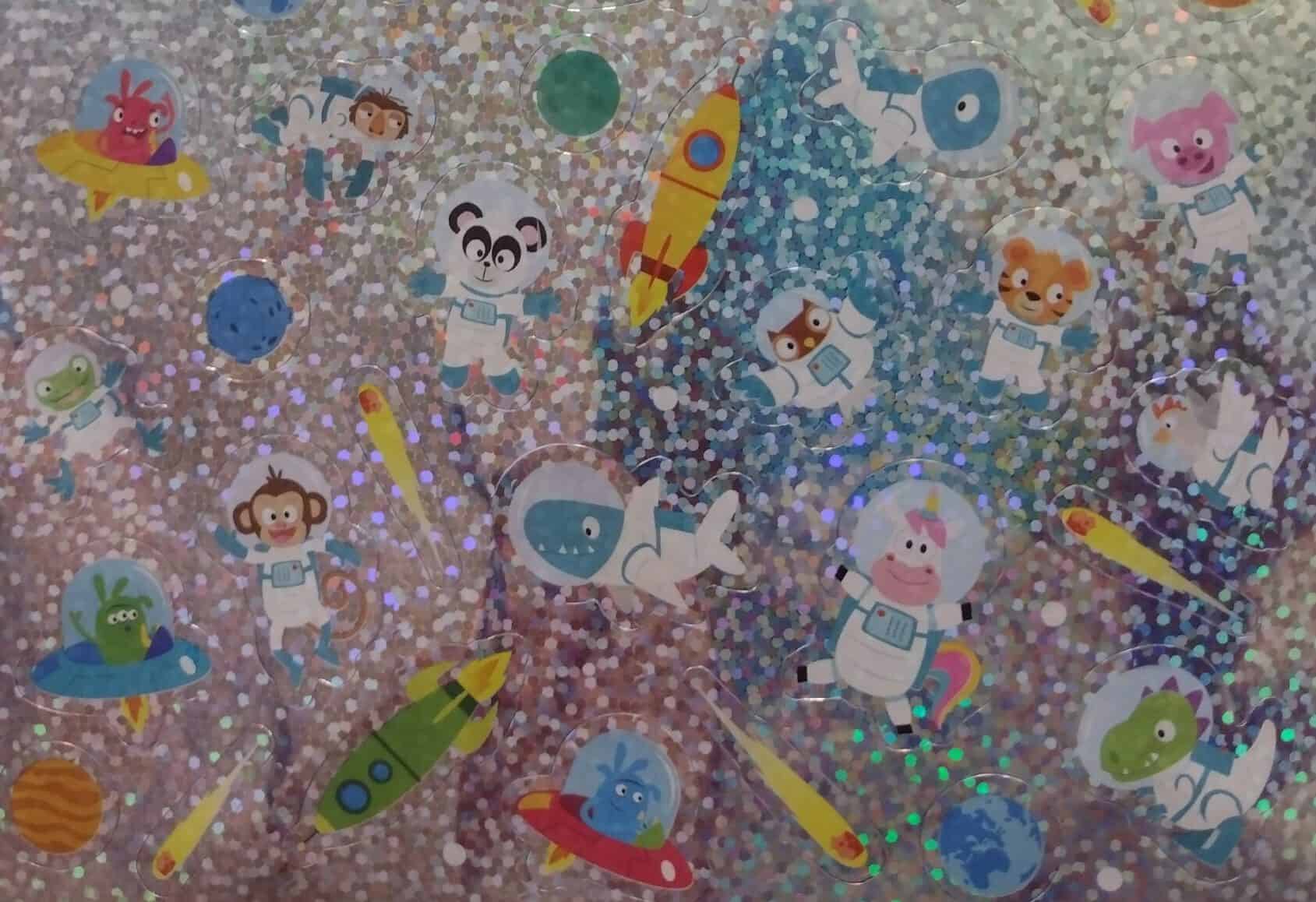 Free Space Themed Sticker Chart Printable