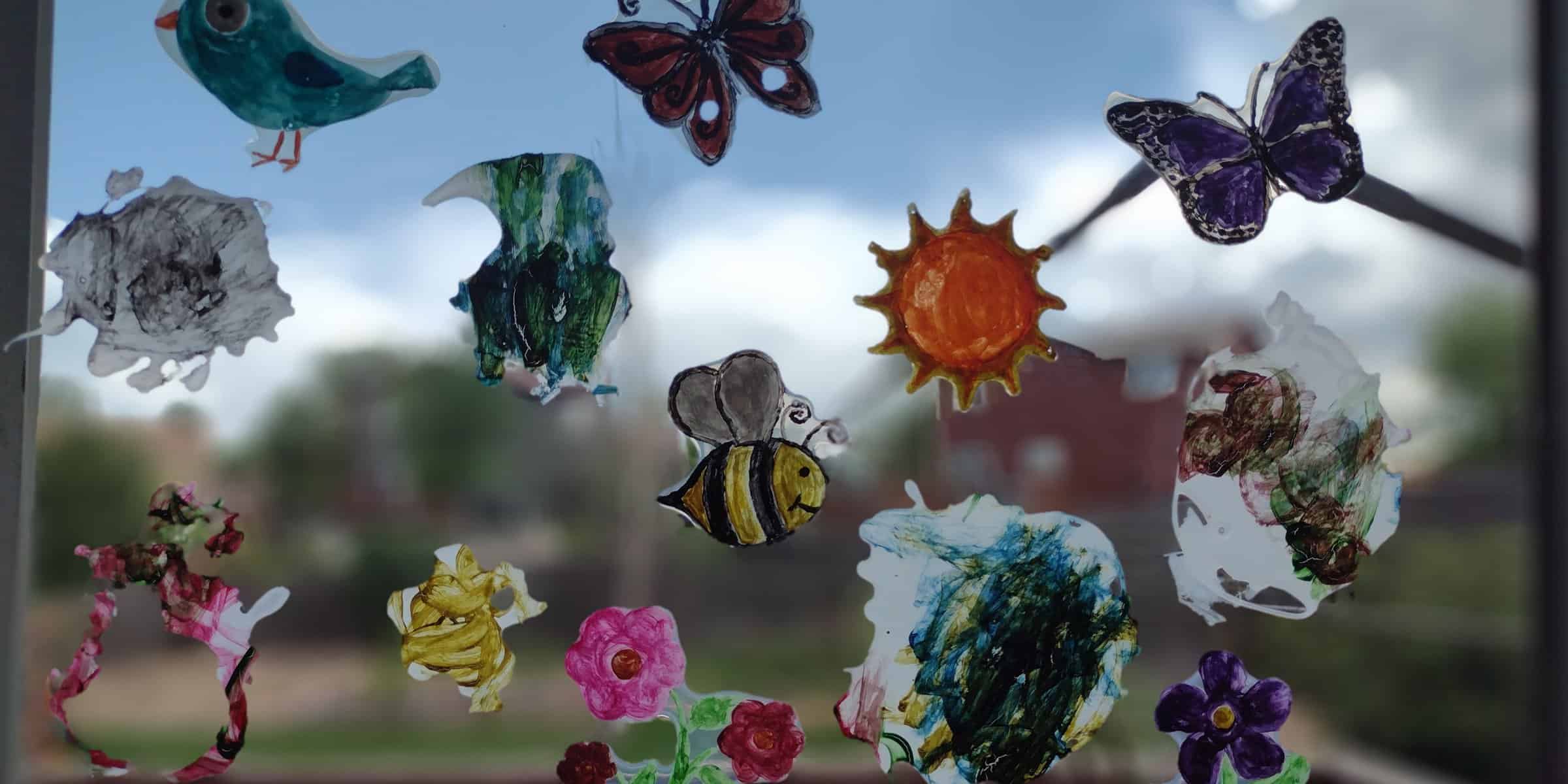 How to Make Window Clings for Summer - Crayons and Spice
