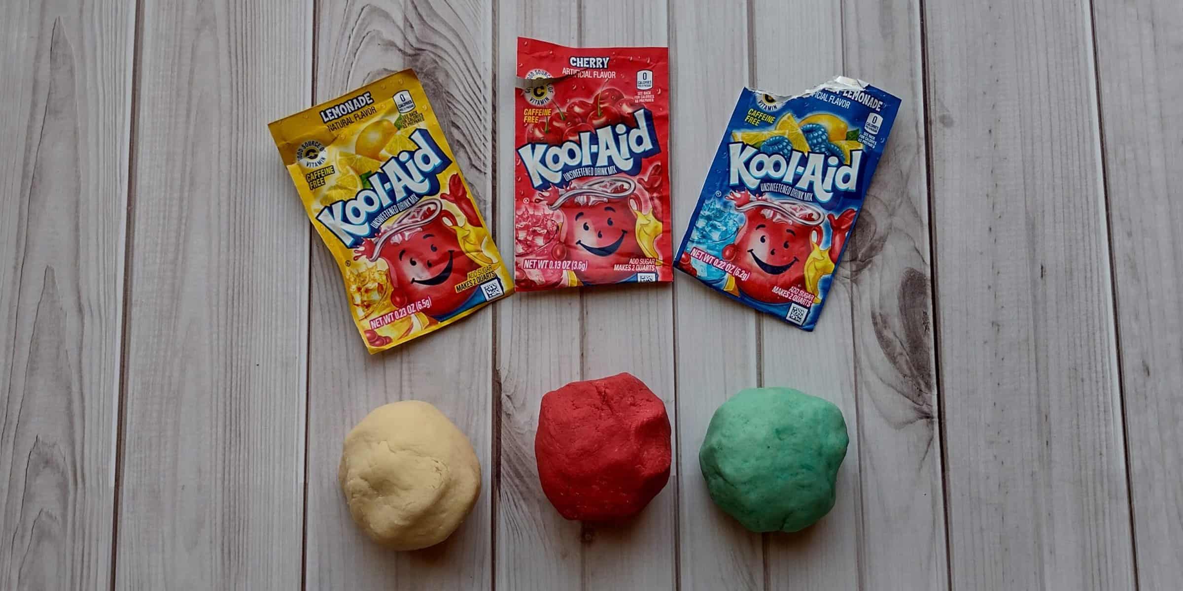 Simple Kool-Aid Playdough Recipe (For a Single Serving) -C&S