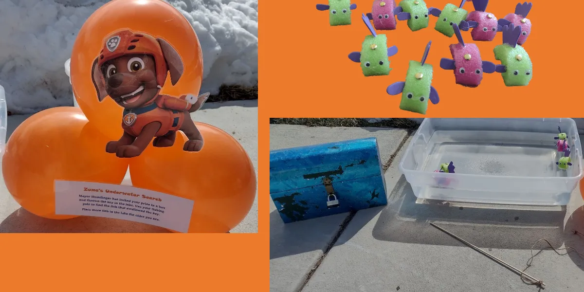 Zuma Paw Patrol Party Game: Zuma’s Underwater Search - Crayons and Spice