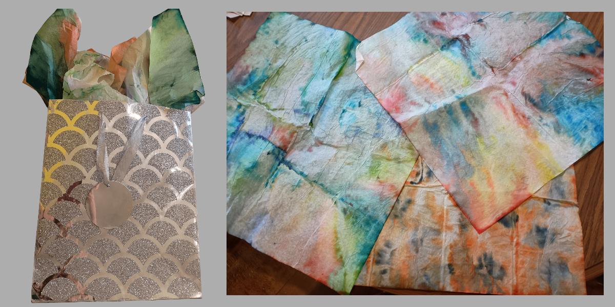 How to Tie Dye Tissue Paper With Markers - Crayons and Spice